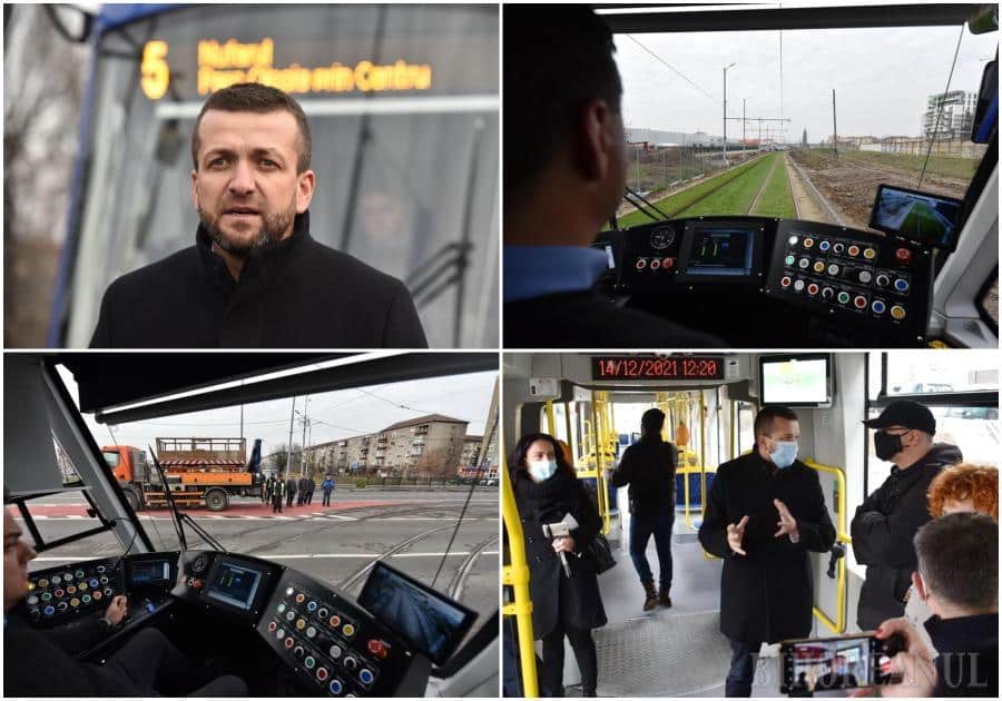 Prima linie de tramvai construită în Oradea după Revoluţie, inaugurată ...